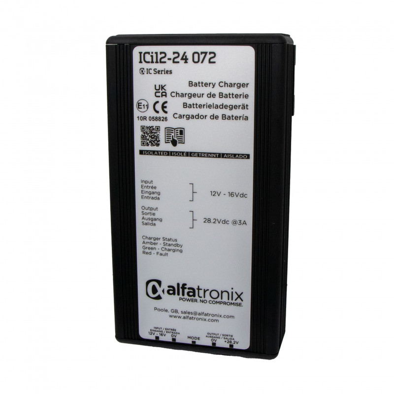 DC-DC Intelligent Battery Chargers - Made in Britain