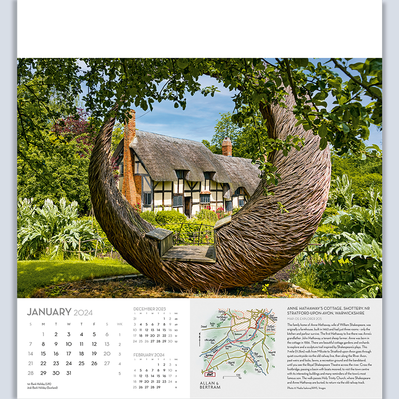 Great Britain Business Wall Calendar - Made in Britain