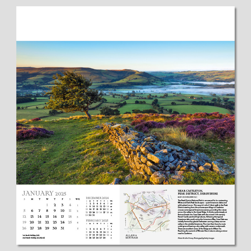 Great Britain Business Wall Calendar - Made in Britain