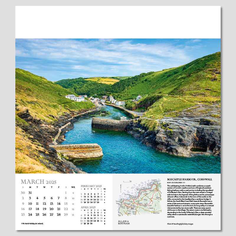 Great Britain Business Wall Calendar - Made in Britain