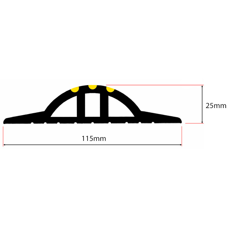 Garage Door Threshold Seal Kit 25mm (High) - Made in Britain