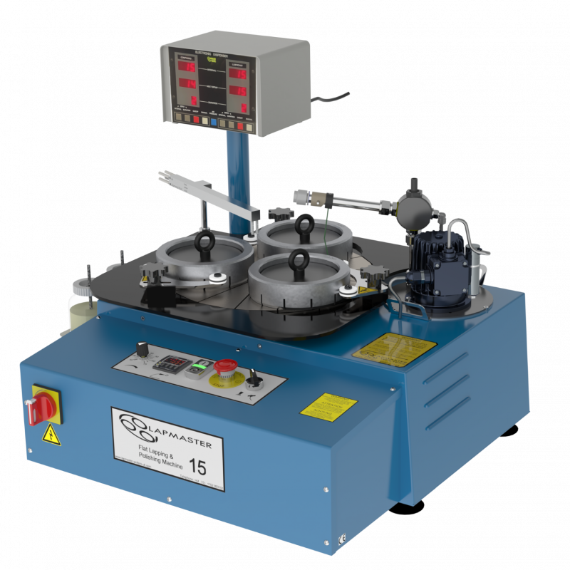 LM15 Open Face Flat Lapping and Polishing Machine - Made in Britain
