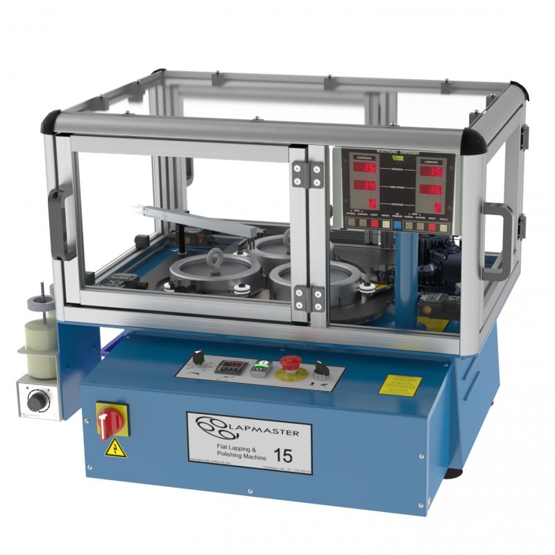 LM15 Open Face Flat Lapping and Polishing Machine - Made in Britain
