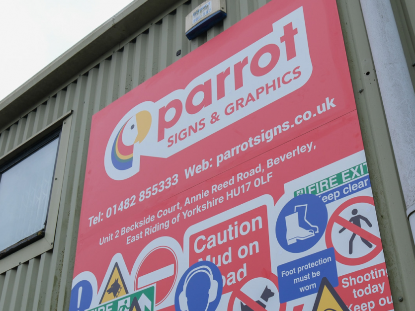 Parrot Signs & Graphics - Made in Britain