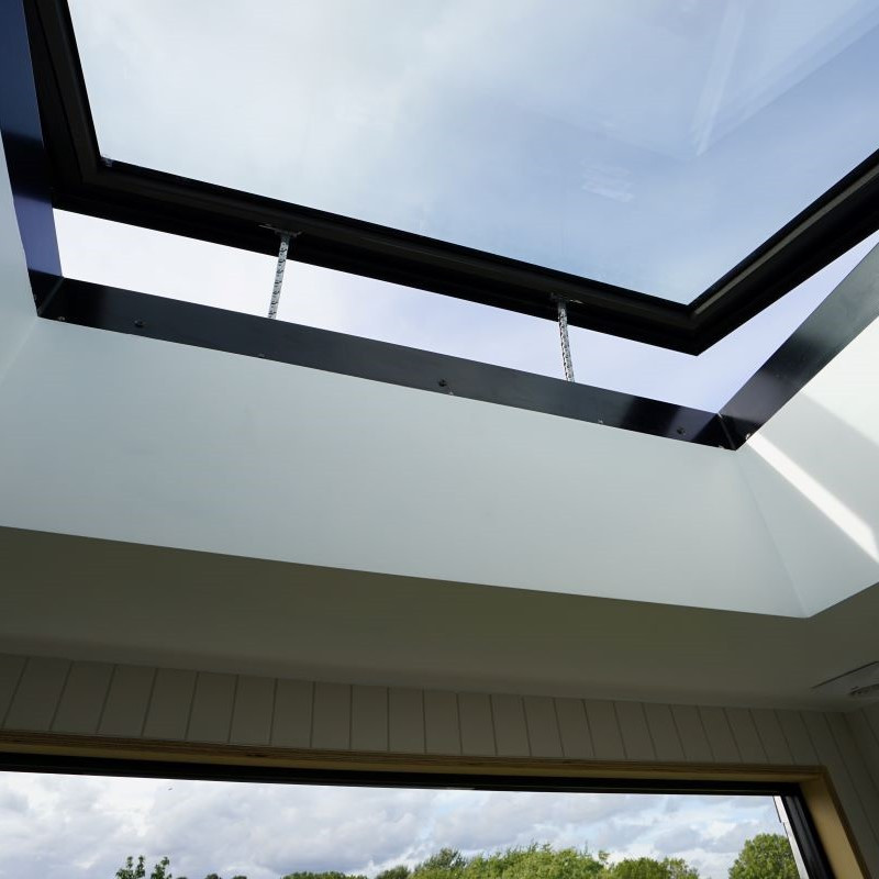 Hinged-opening Flat Rooflight - Made in Britain