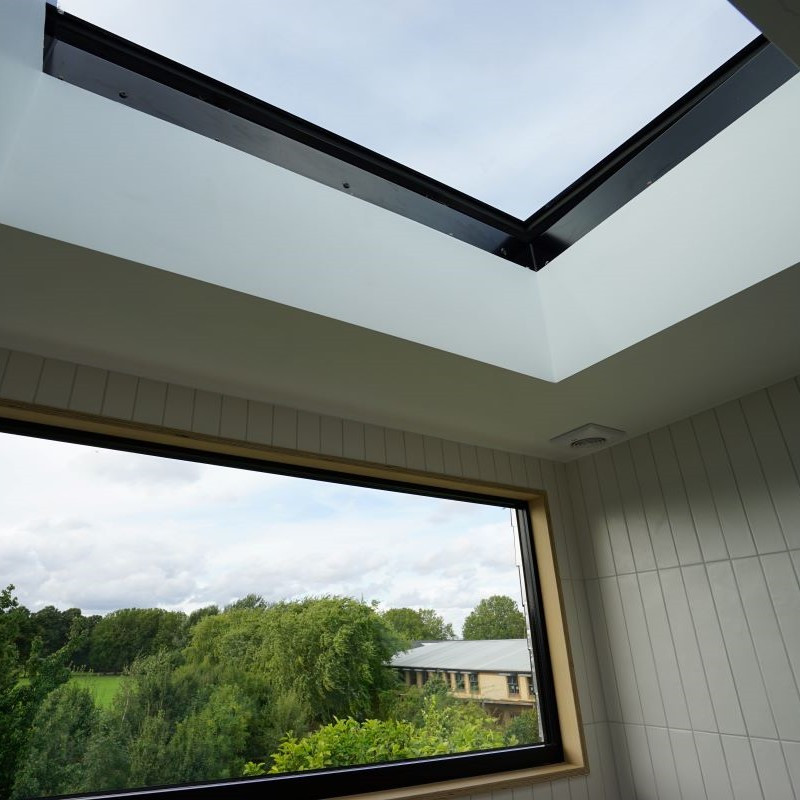 Hinged-opening Flat Rooflight - Made in Britain