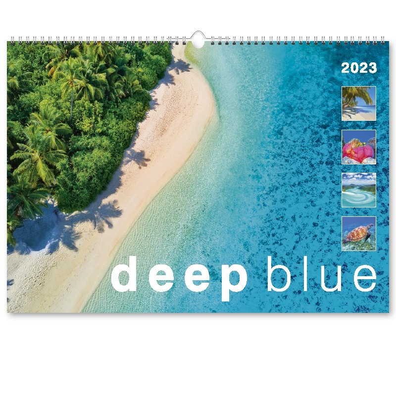 Deep Blue Calendar - Made in Britain