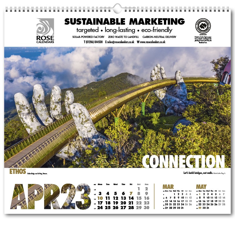 Ethos Calendar - Made in Britain