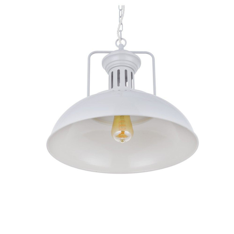 Regent Vintage Pendant Light Grey Haze - Soho Lighting - Made in Britain